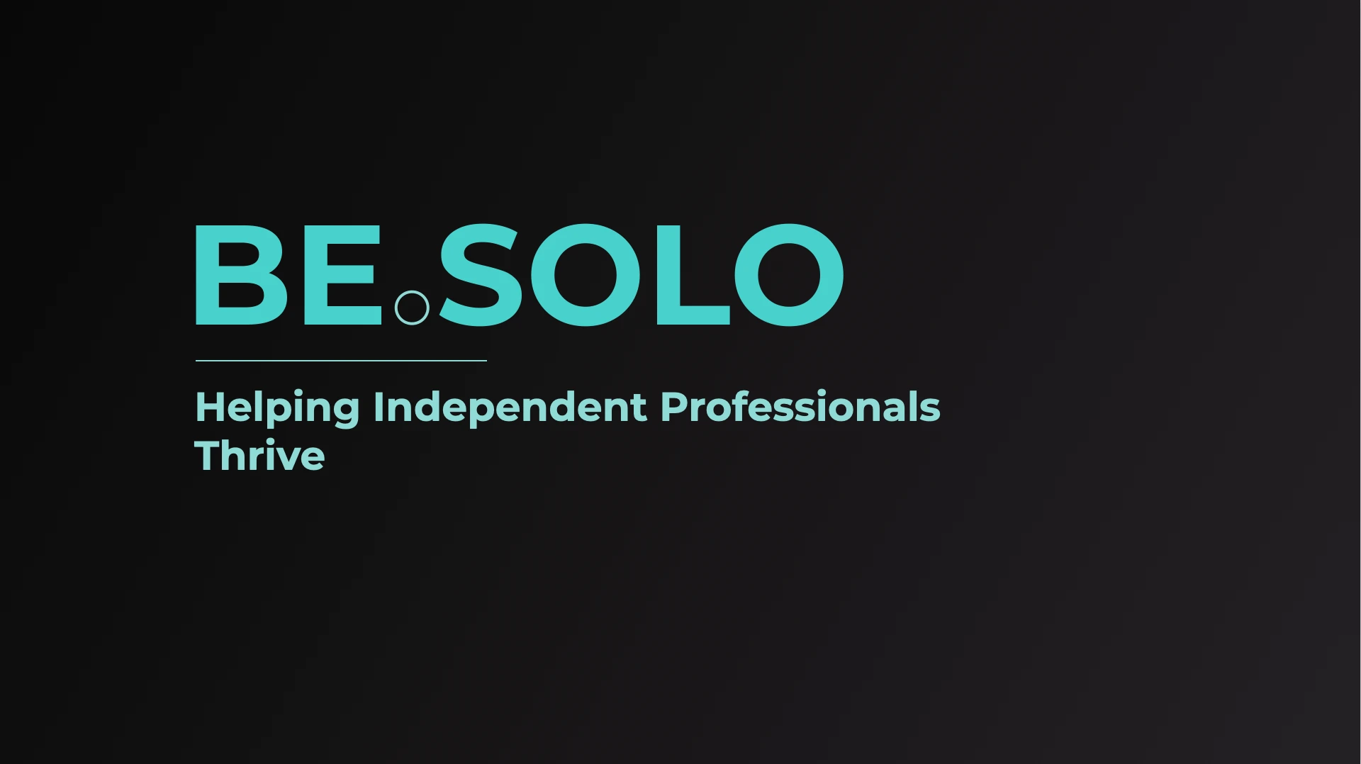 BE.SOLO | Empowering Solo Professionals | Benefits & Payroll
